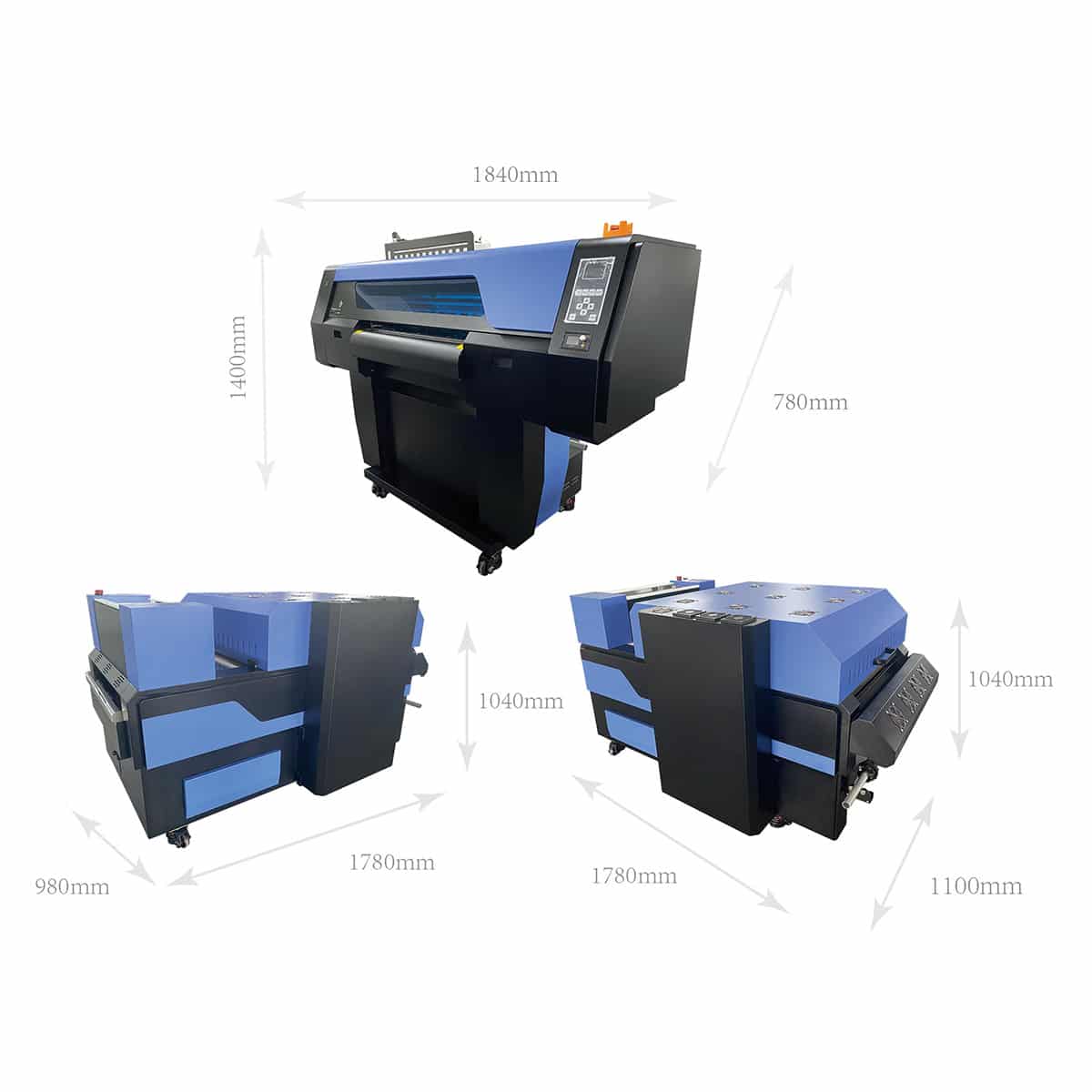 DTF Drucksystem Black Beauty, Roll2Roll (60 cm)